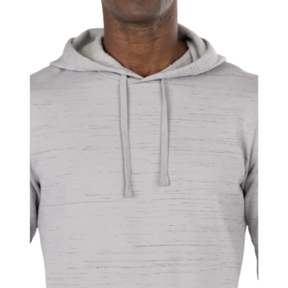 TravisMathew Mens Cloud Slub Golf Hoodie - Sleet L