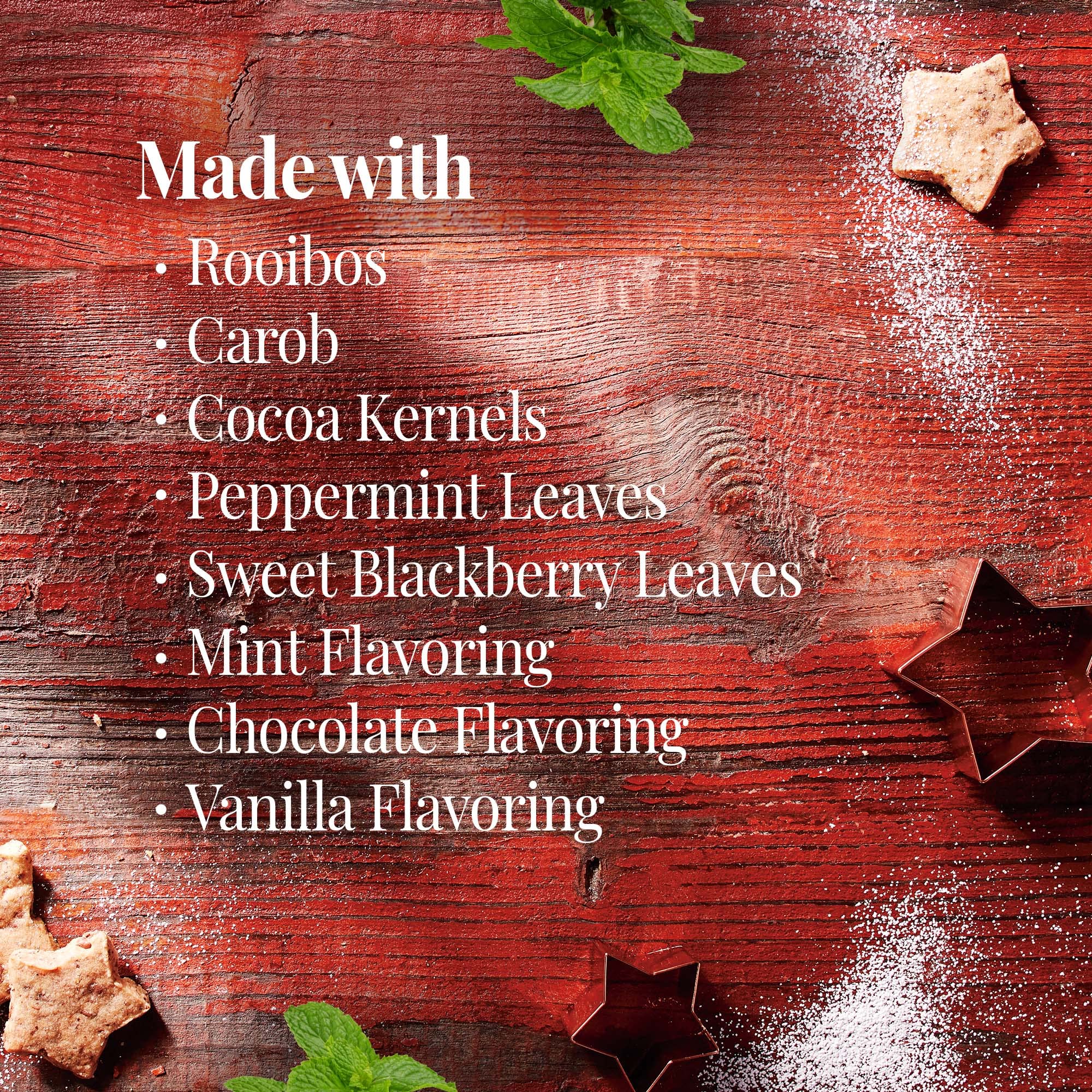The Republic of Tea Peppermint Cuppa Chocolate Tea, 36 Tea Bags, Rooibos Tea Dessert Blend