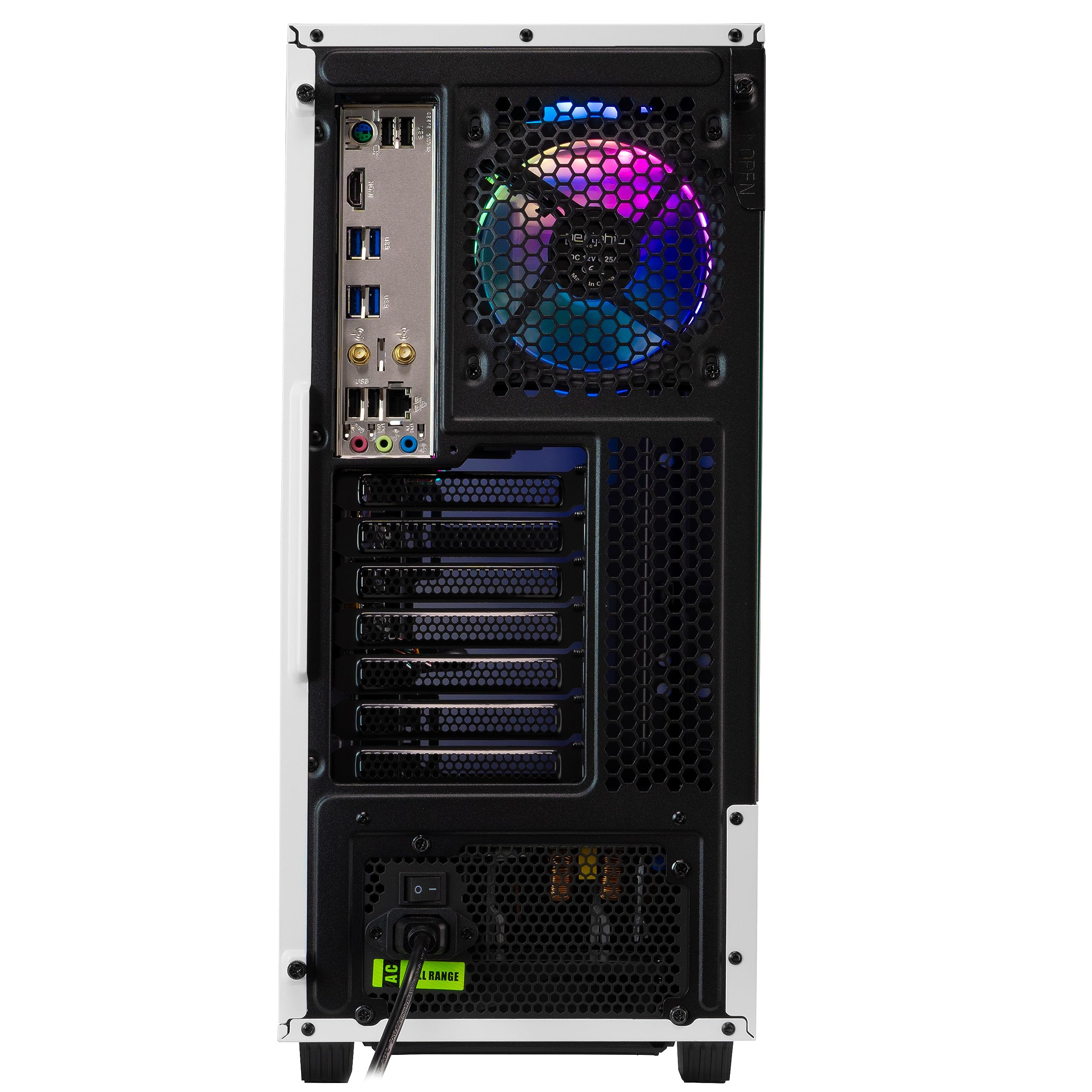 Periphio Astral Prebuilt Gaming PC - AMD Ryzen 5 4600G (4.2GHz Turbo) | Radeon Vega 7 Graphics | 1TB M.2 NVMe SSD | 16GB DDR4 RAM | Windows 11 Ready Gaming Computer Desktop | WiFi + Bluetooth