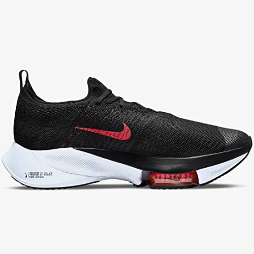 Nike Men's Air Zoom Tempo Next% Shoes, Black/Flash Crimson, 13