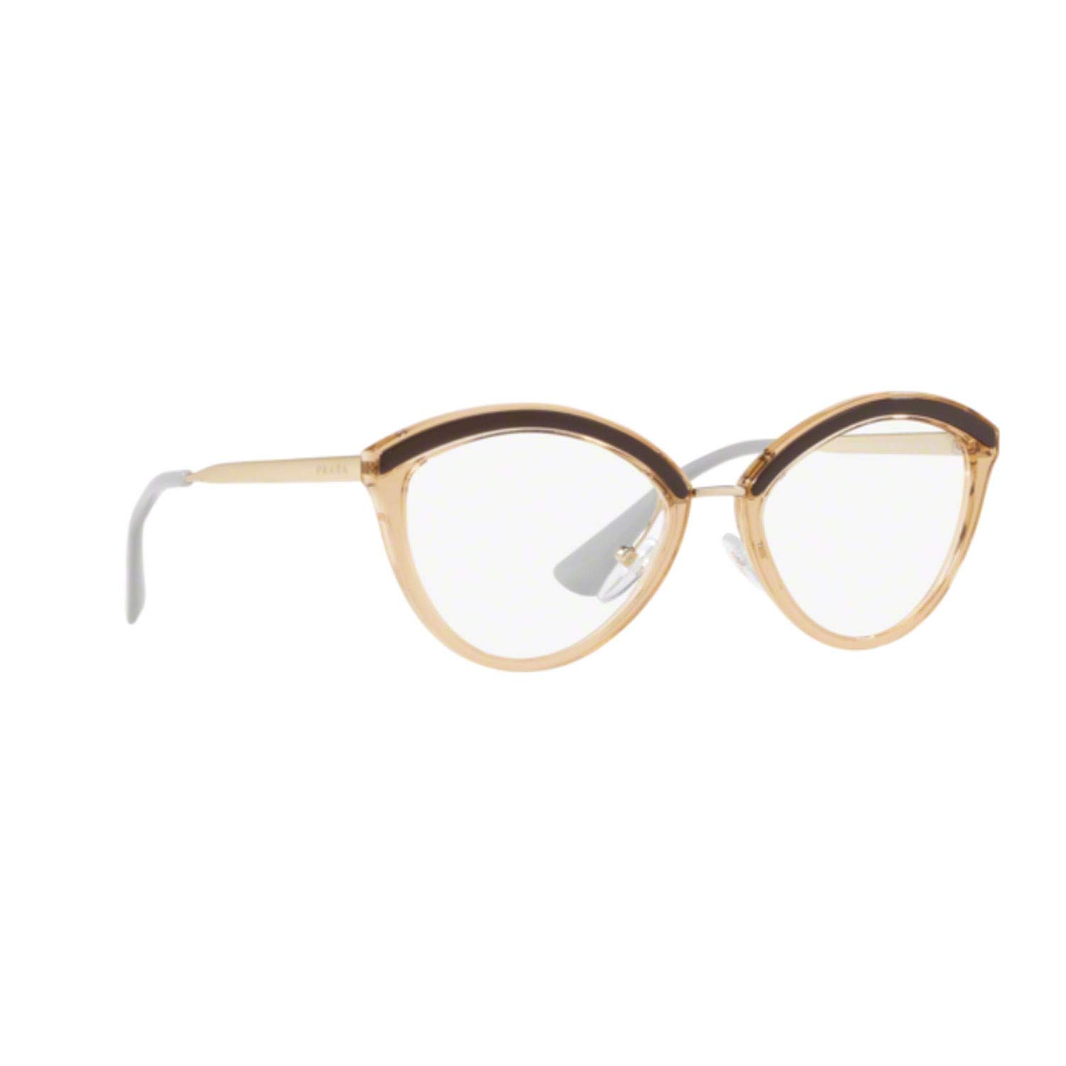 Prada PR 14UV - KOF1O1 Eyeglass Frame CATWALK BROWN/ANTIQUE PINK w/DEMO LENS 52mm