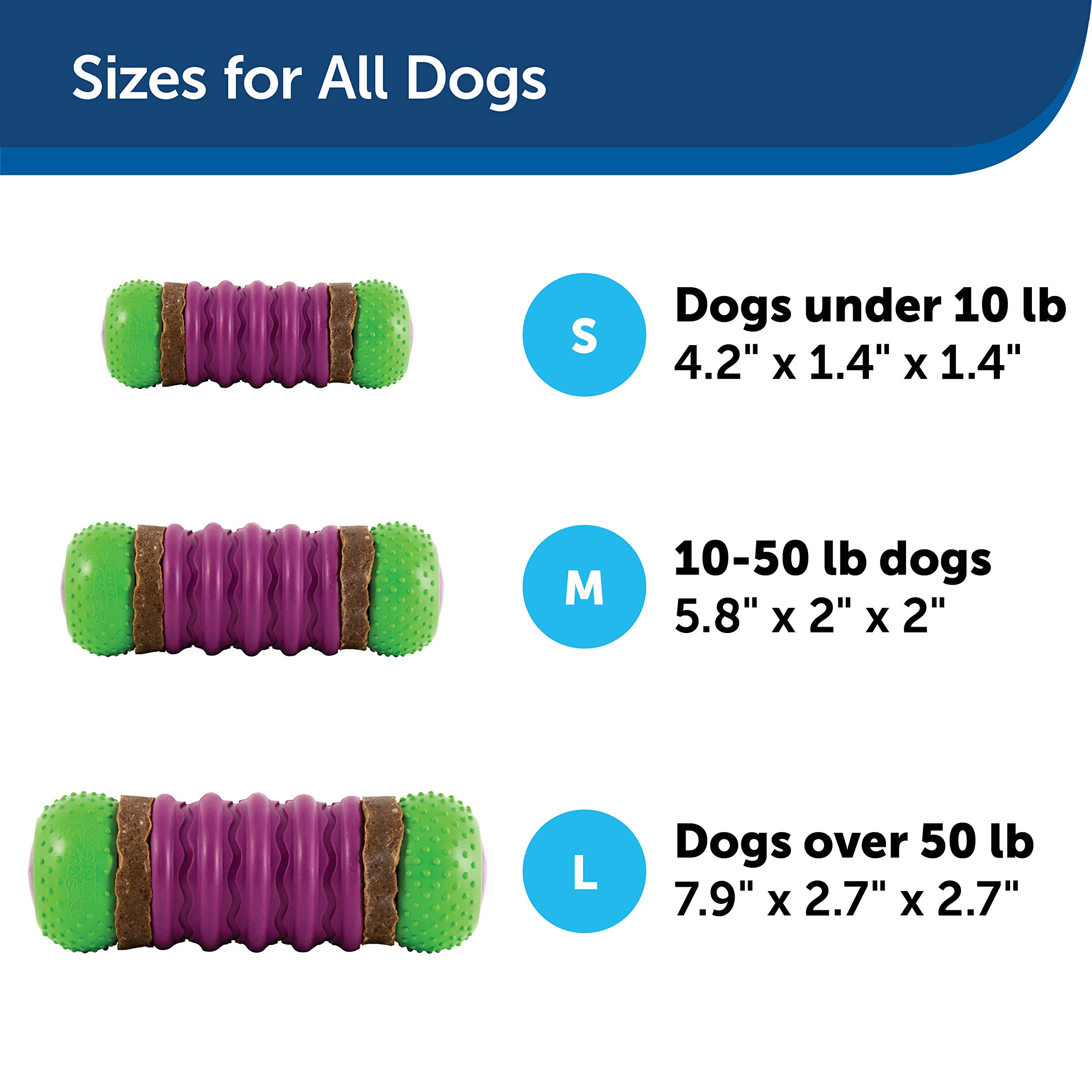 PetSafe Busy Buddy Ultra Stratos Treat Ring Dog Toy β Ultra Thick Treat Rings β Medium