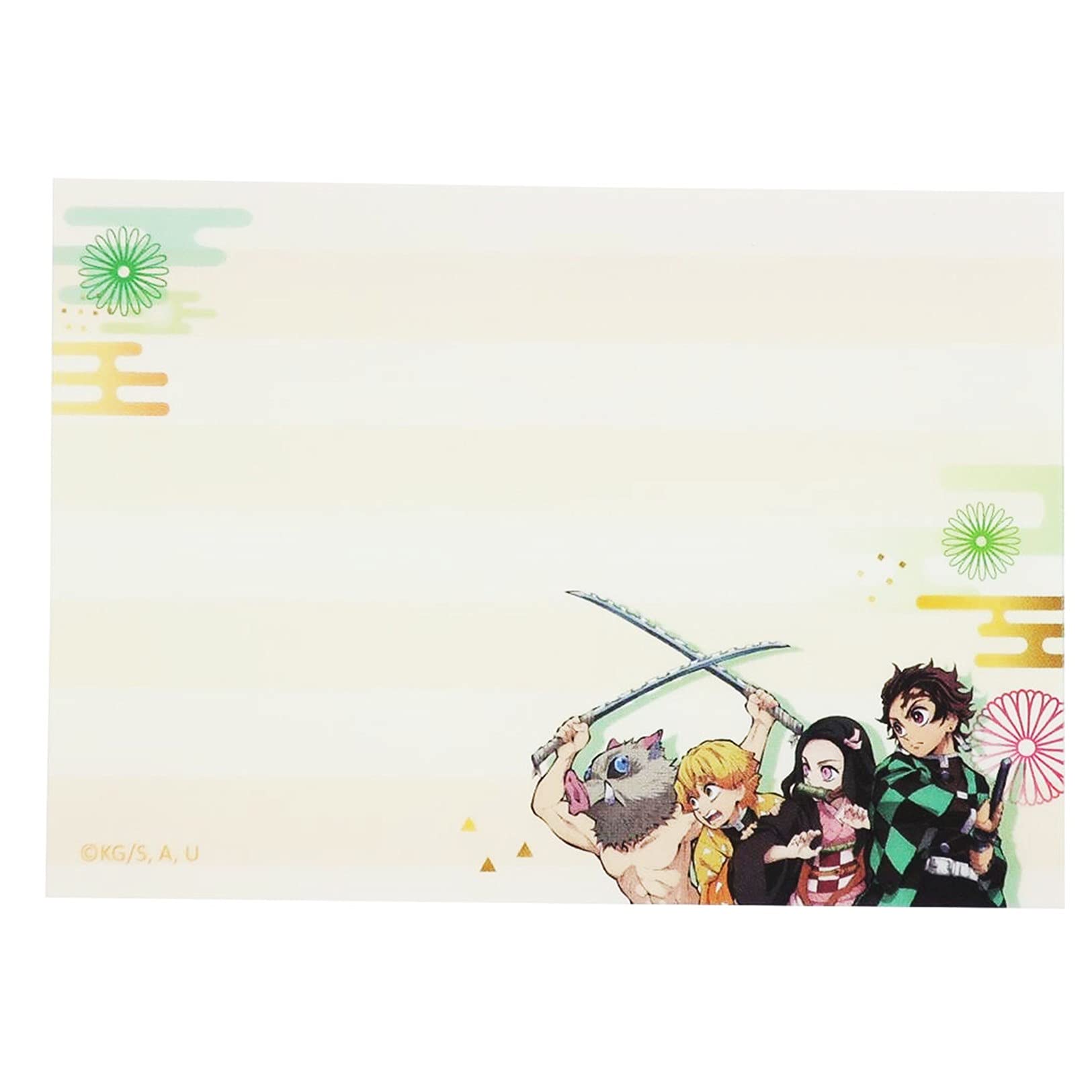 SUN-STAR Small Memo Pad Note Pad Writing Pad 2 designs x 50 sheets (3.3in x 2.4in) C2830647 A