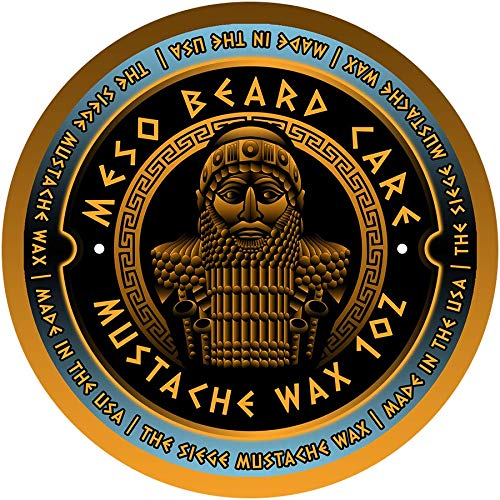 The Siege Mustache Wax - All Natural Rum, Spice, and Berry Fragrance - Meso Beard Care