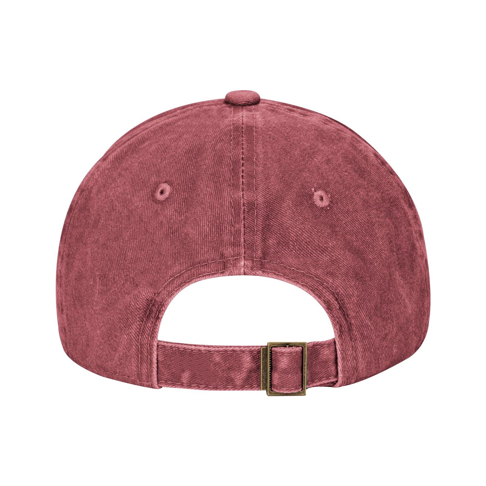 Unisex Baseball Cap 100% Cotton Fits Men Women Washed Denim Adjustable Dad Hat