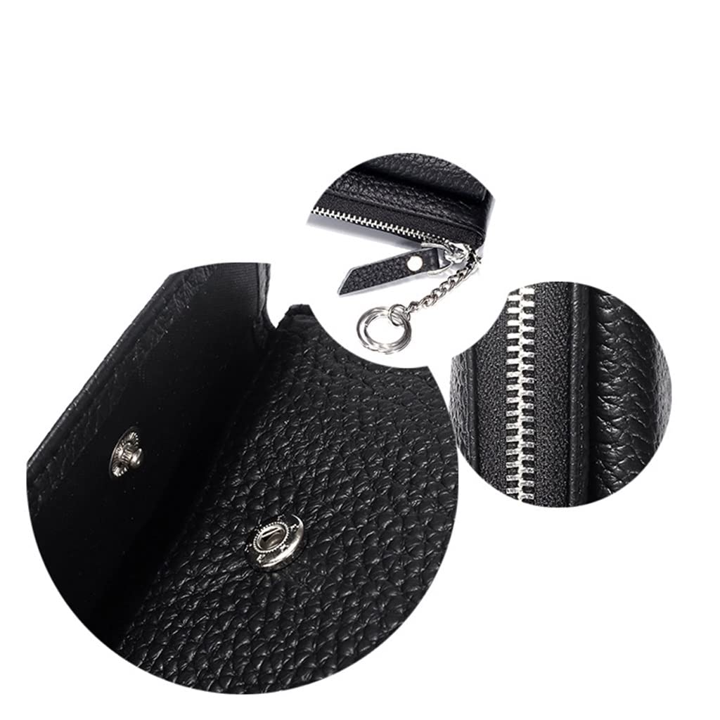 WENLII Leather Women Wallets Multi-Functional Purse Ladies Mini Wallet with Key Ring (Color : D, Size : Universal Size)