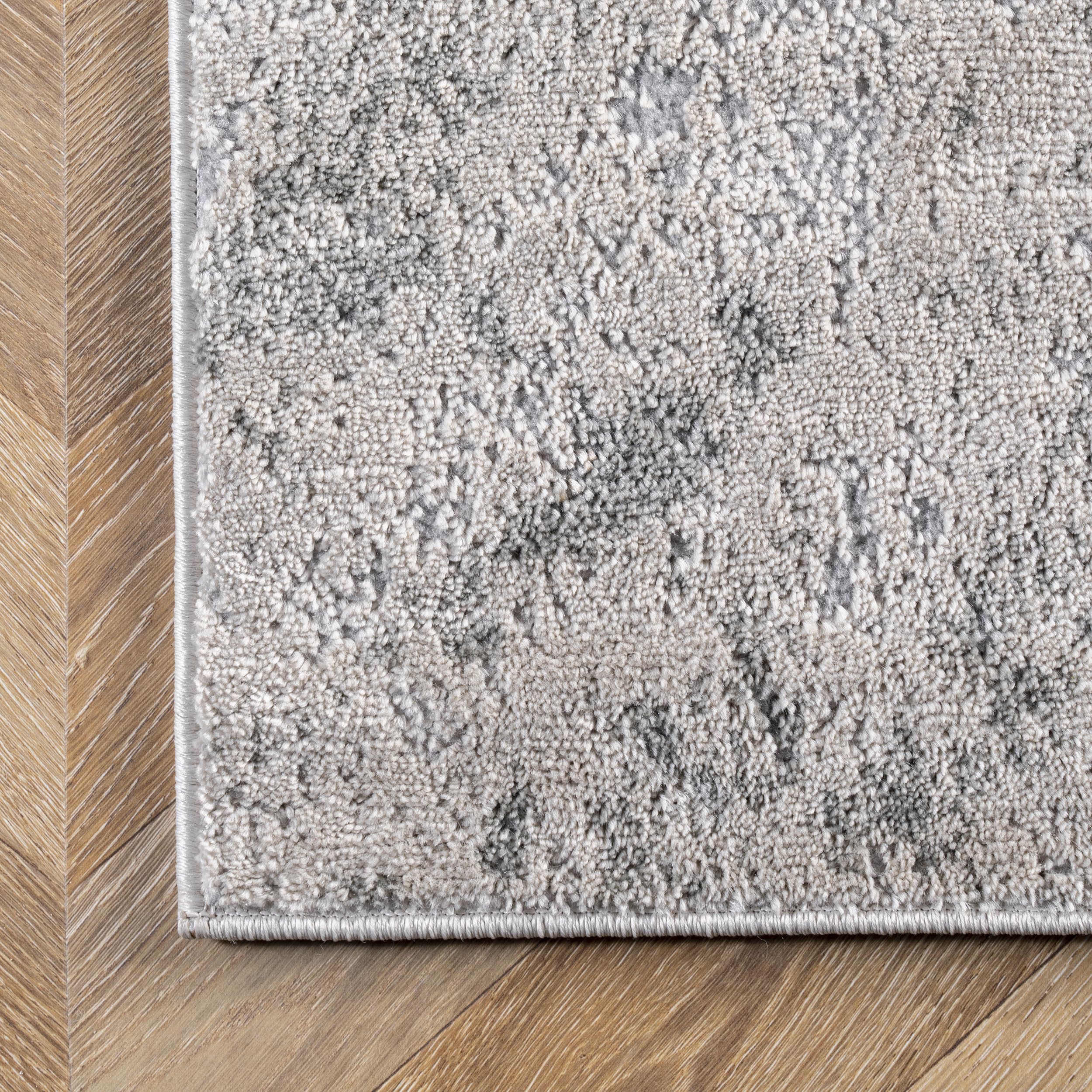 nuLOOM Cyn Contemporary Abstract Area Rug, 5x8, Silver