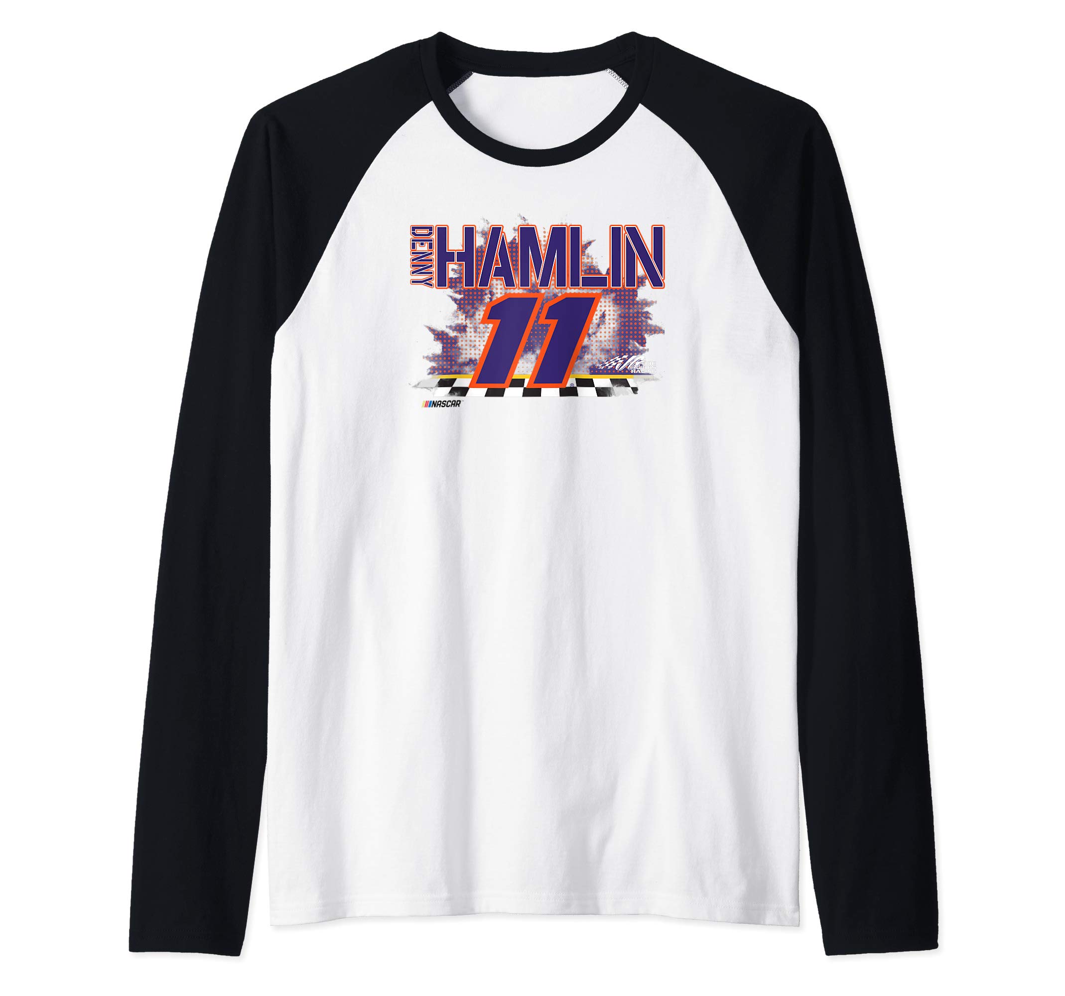 NASCAR - Denny Hamlin - Dust Storm Raglan Baseball Tee
