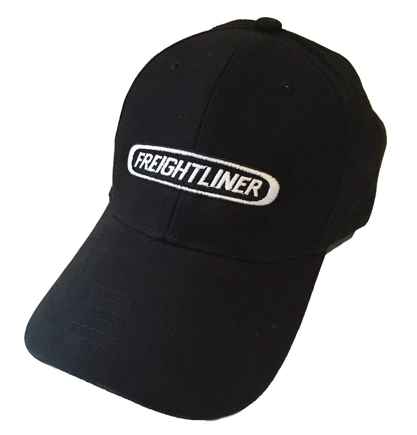 PDTXCLS Freightliner Semi Trucks Easy Care Black & Silver Embroidered Logo Cap/Hat