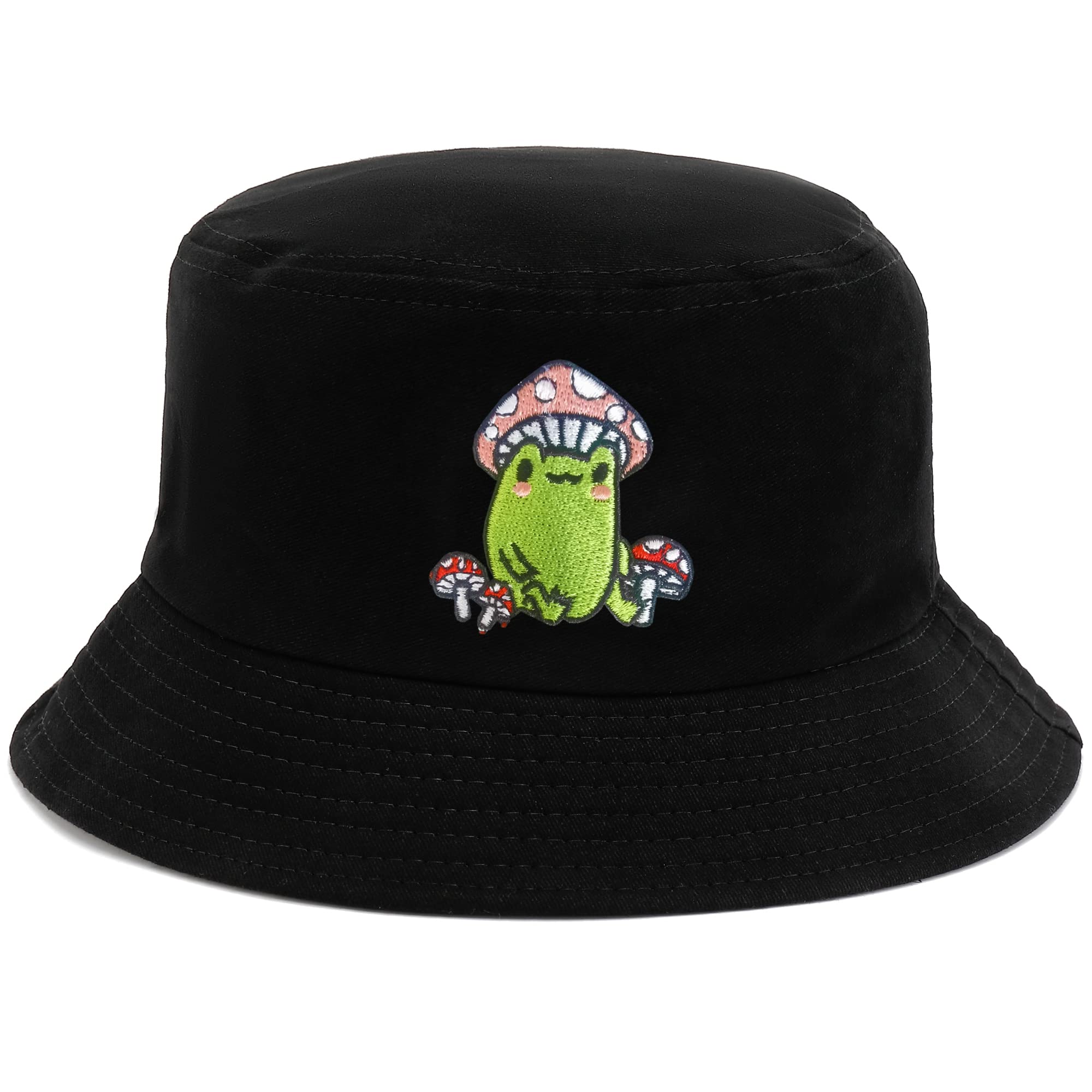 Unisex Bucket Hat Beach Sun Hats for Women Men (Ghost Hand)