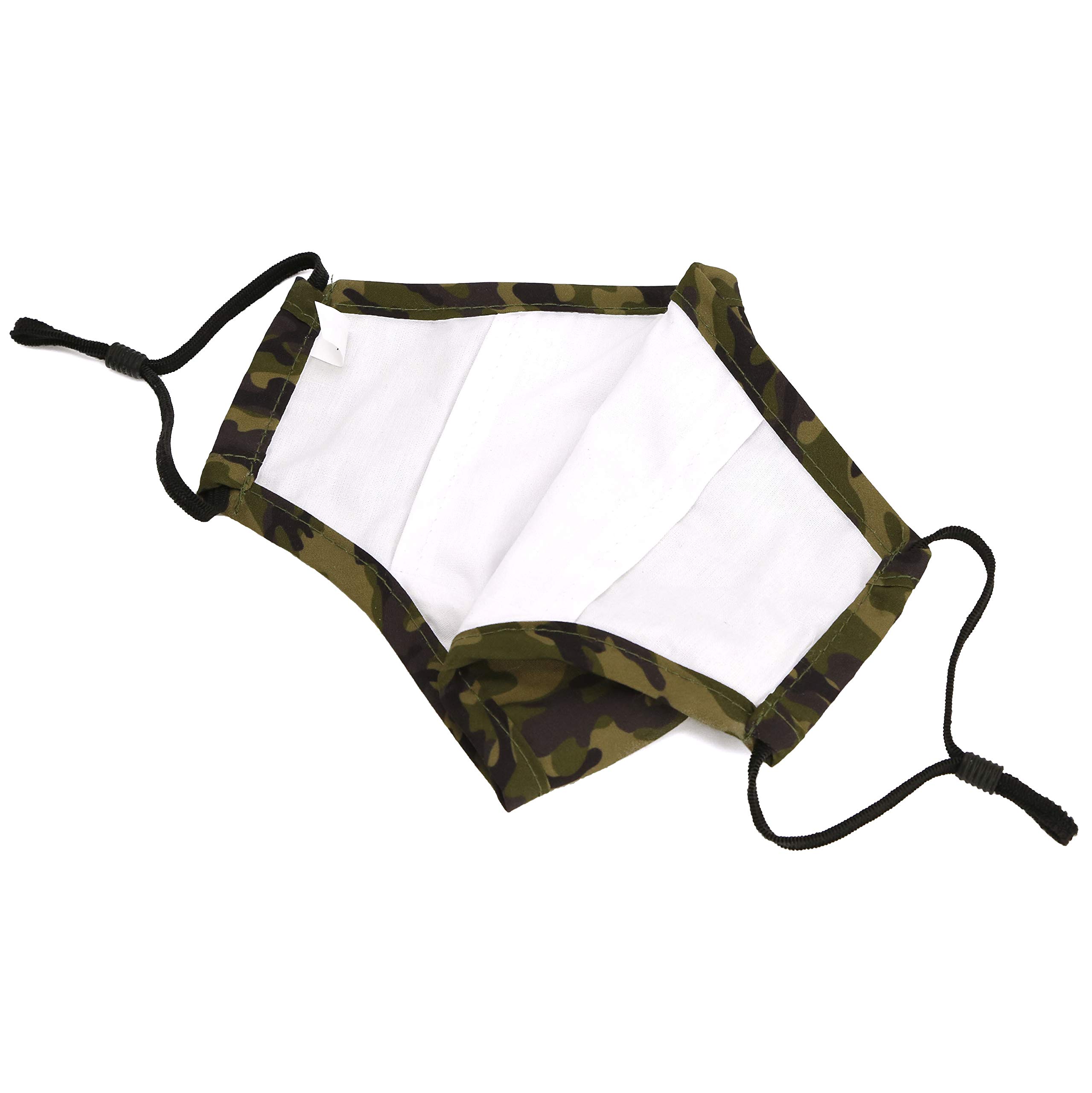 Travelers Club 2 Face Mask Plus 4 Air Filters, Camo, 6 Piece Set