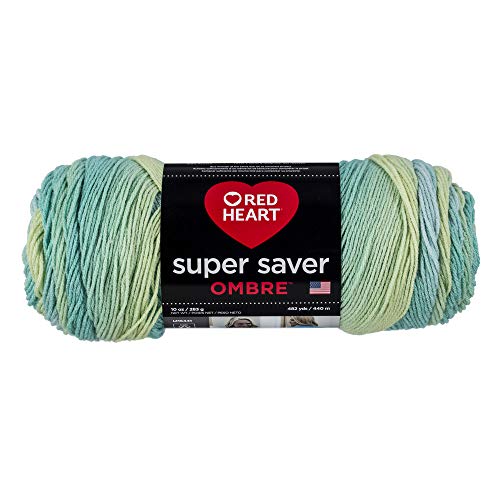 Red Heart Super Saver Ombre Yarn,Seaside