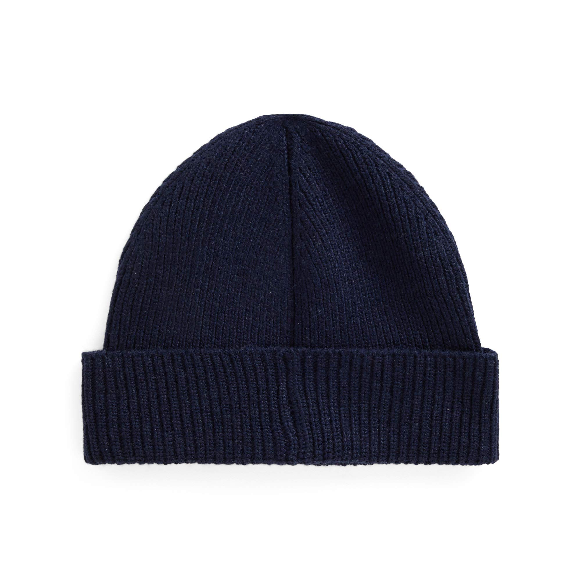 POLO RALPH LAUREN Men`s Wool Blend Knit Hat (Navy (PC0365-433), One Size)