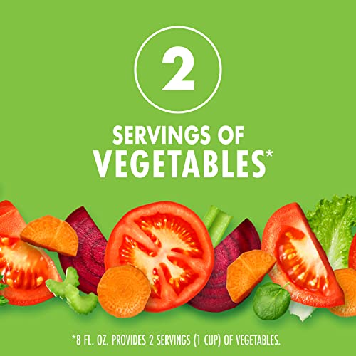 V8 Original 100% Vegetable Juice, Vegetable Blend with Tomato Juice, 46 FL OZ Bottle (Pack of 6)