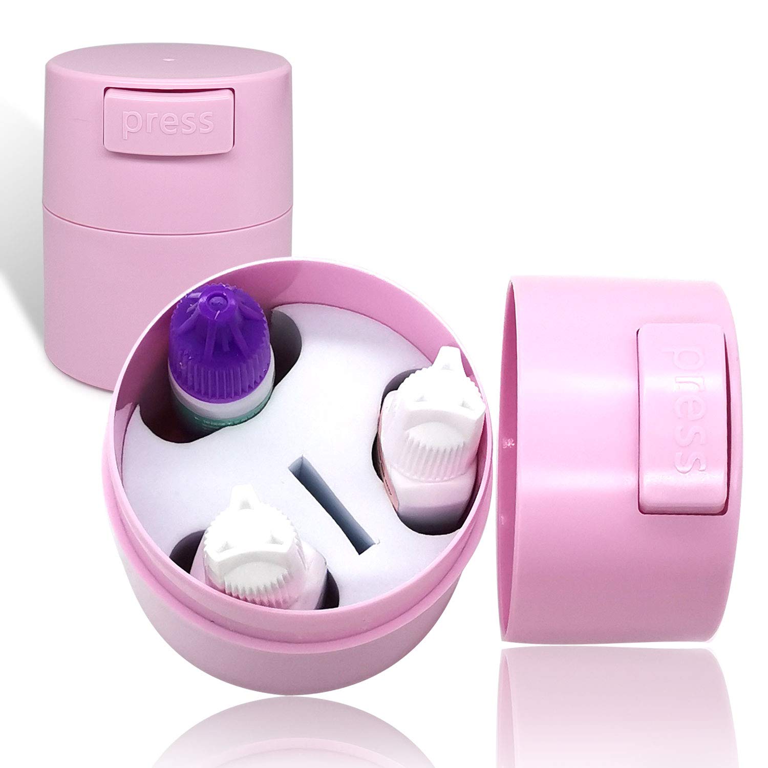 RIISCA Glue Storage Container for Eyelash Extension-Eyelash Glue Storage Tank-Glue Jar Sealed for Women-Grafting Eyelash Supplies
