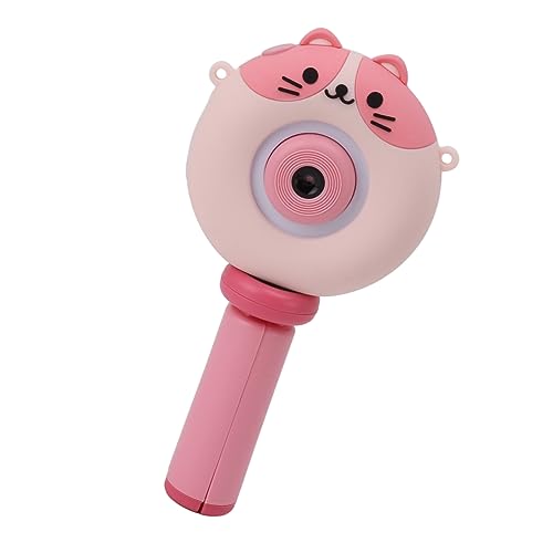Portable Digital Camera Toy 8X Digital Zoom Cute Protective Case for Kids Selfie Camera for Birthday Gift (Pink)