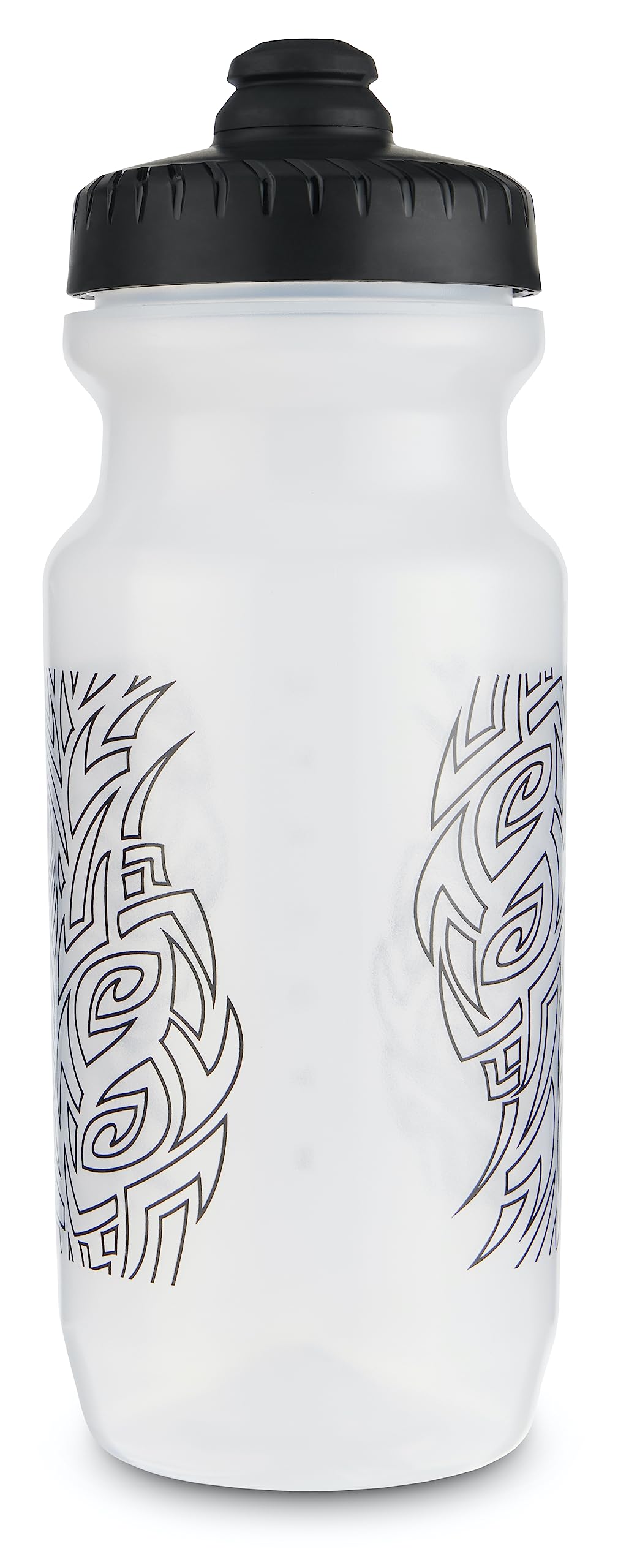 Peakline Sports - 2nd Gen Big Mouth Bike Water Bottle (21 oz) by Specialized Bikes (2-Pack) (Clear / Black)