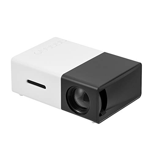 Vbestlife Mini Projector,Portable 1080P 600lm 4 : 3 LED Projector Home Cinema Theater Movie Support Laptop PC Smartphone HDMI Input,Great Gift Pocket Projector for Christmas (Black)