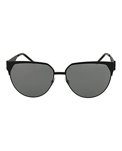 Saint Laurent Cat Eye Sunglasses Silver Silver Grey Luxury Eyewear Made In Italy Metal Frame Designer Fashion for Everyday Luxury