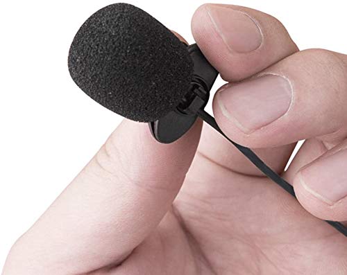 Portable Lapel mic 3.5mm Audio Compatible with Voice Amplifiers S6 (by AKindle)