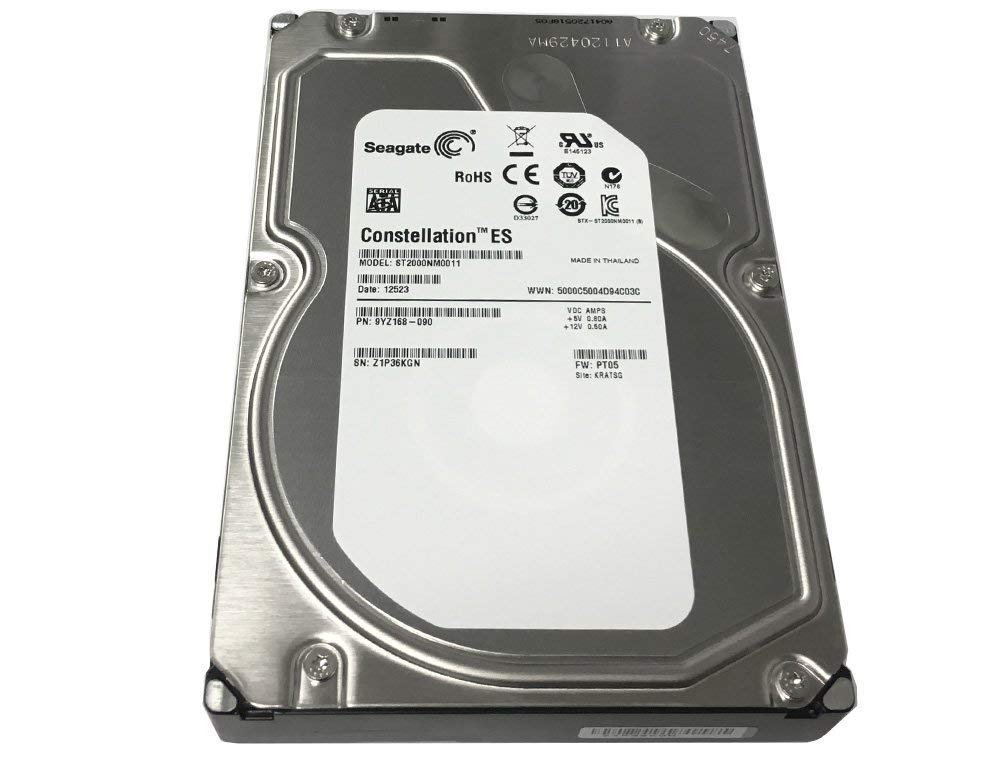 Seagate Constellation ES ST2000NM0011 2TB 7200 RPM 64MB Cache SATA 6.0Gb/s 3.5in Enterprise Hard Drive - w/3 Year Warranty (Cut Label) (Renewed)