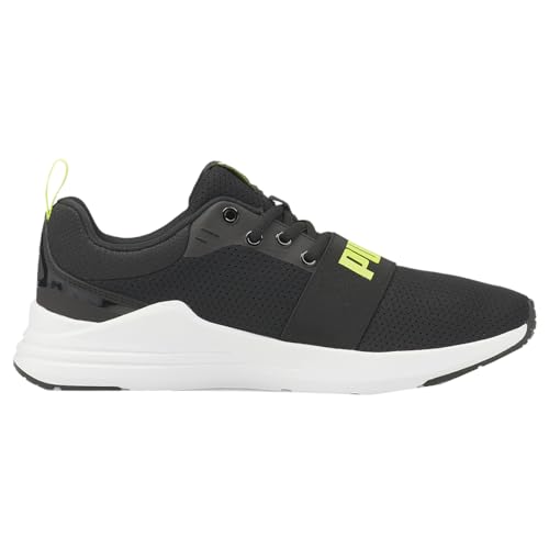 Puma Mens Wired Run Workout Athletic and Training Shoes Black 11 Medium (D)