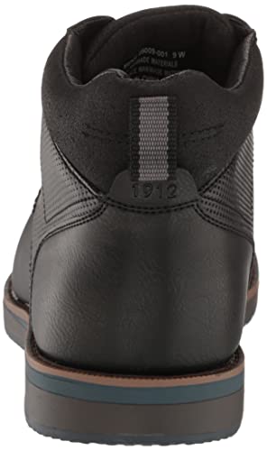 Nunn Bush Men's DC Circuit Plain Toe Chukka Boot with Memory Foam, Black, 13 Wide