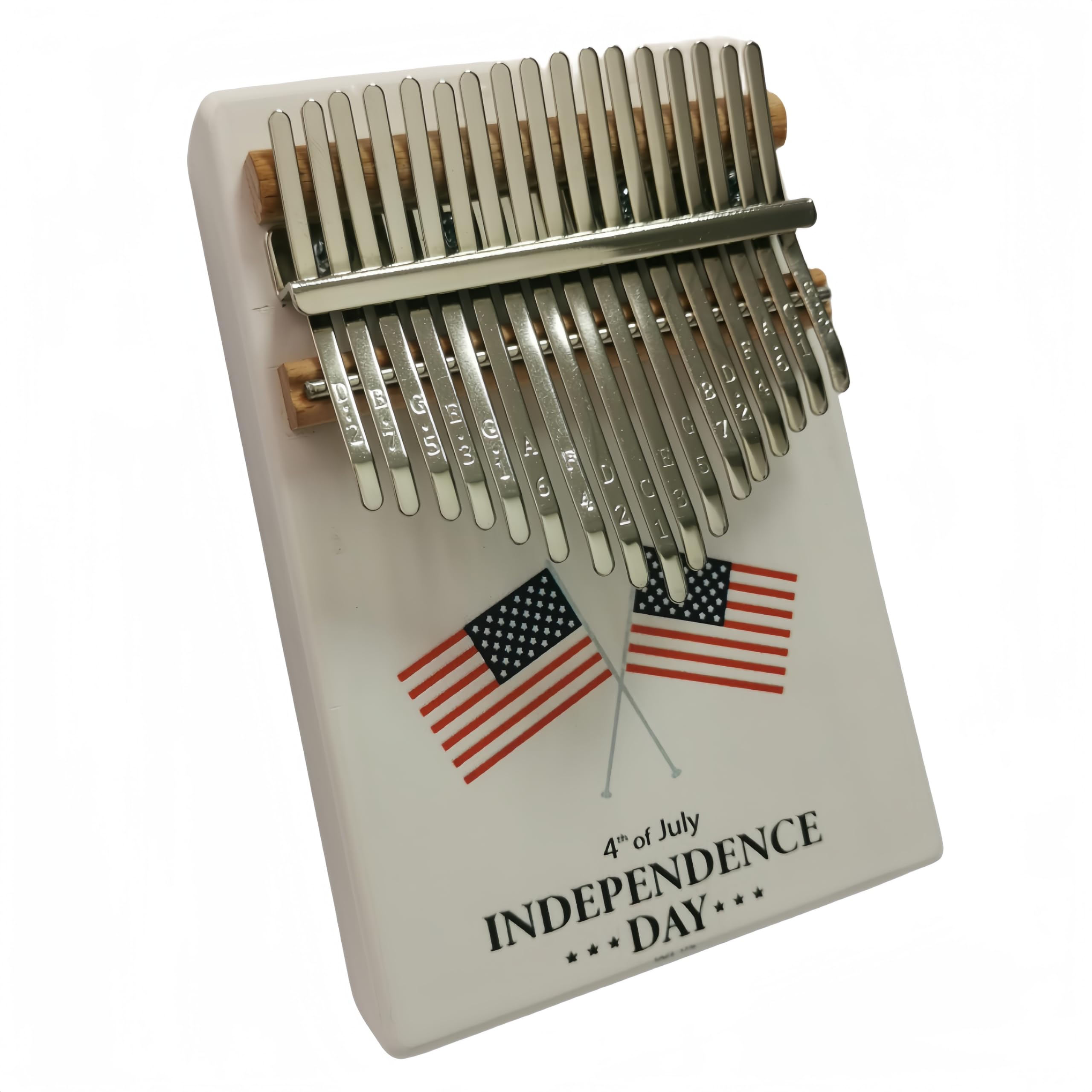 REGIS Kalimba 17-Key Thumb Piano with Instruction Book and Tuning Hammer ,Portable Personal Musical Instrument, Beginners to Professionals (Beige)