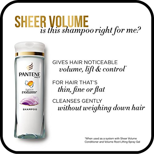 Pantene Sheer Volume Shampoo 12.6 Fl Oz