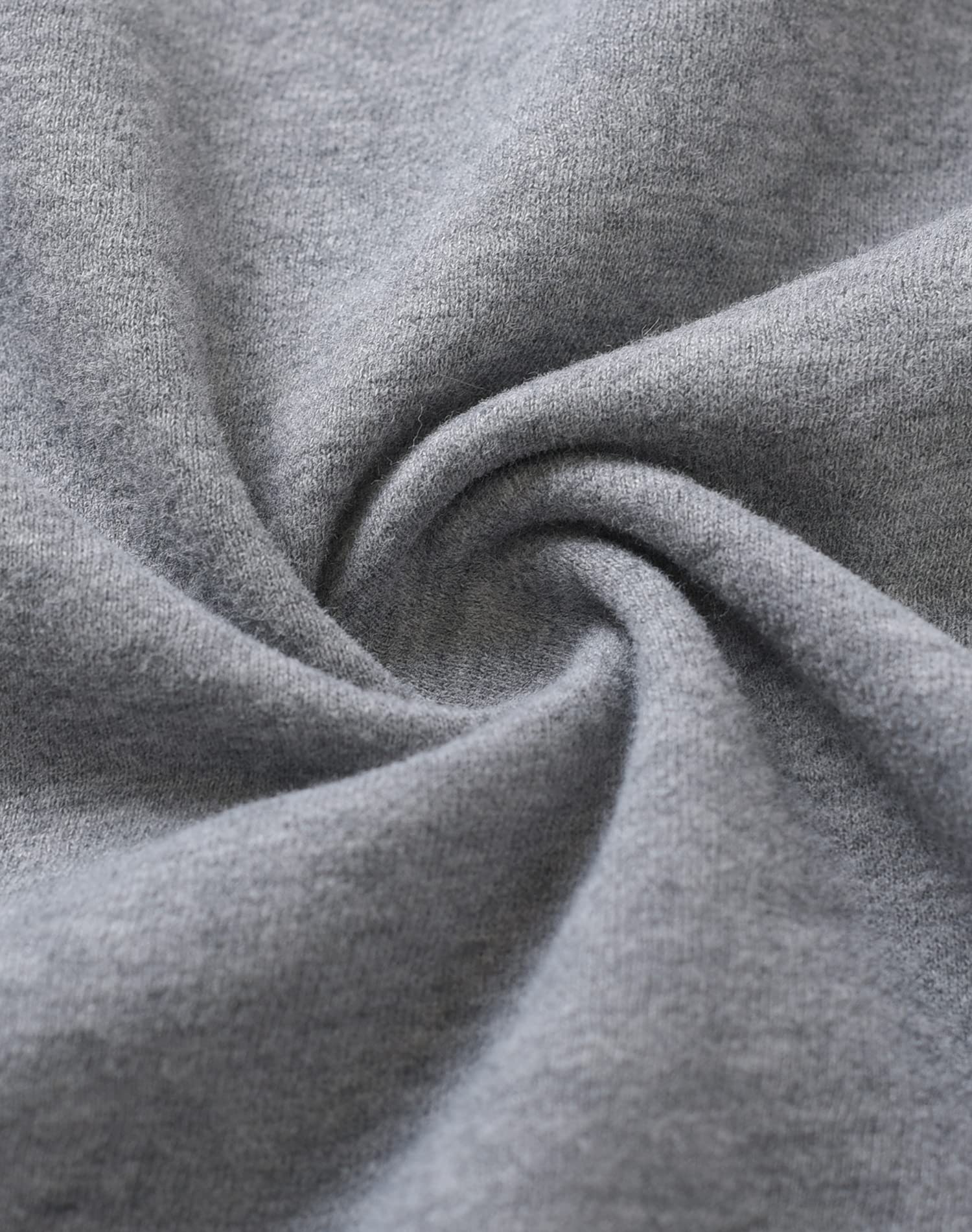 Weintee Women's Crewneck Fleece Sweatshirt L Granite Heather