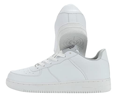 Unisex-Adult Basketball Shoe White
