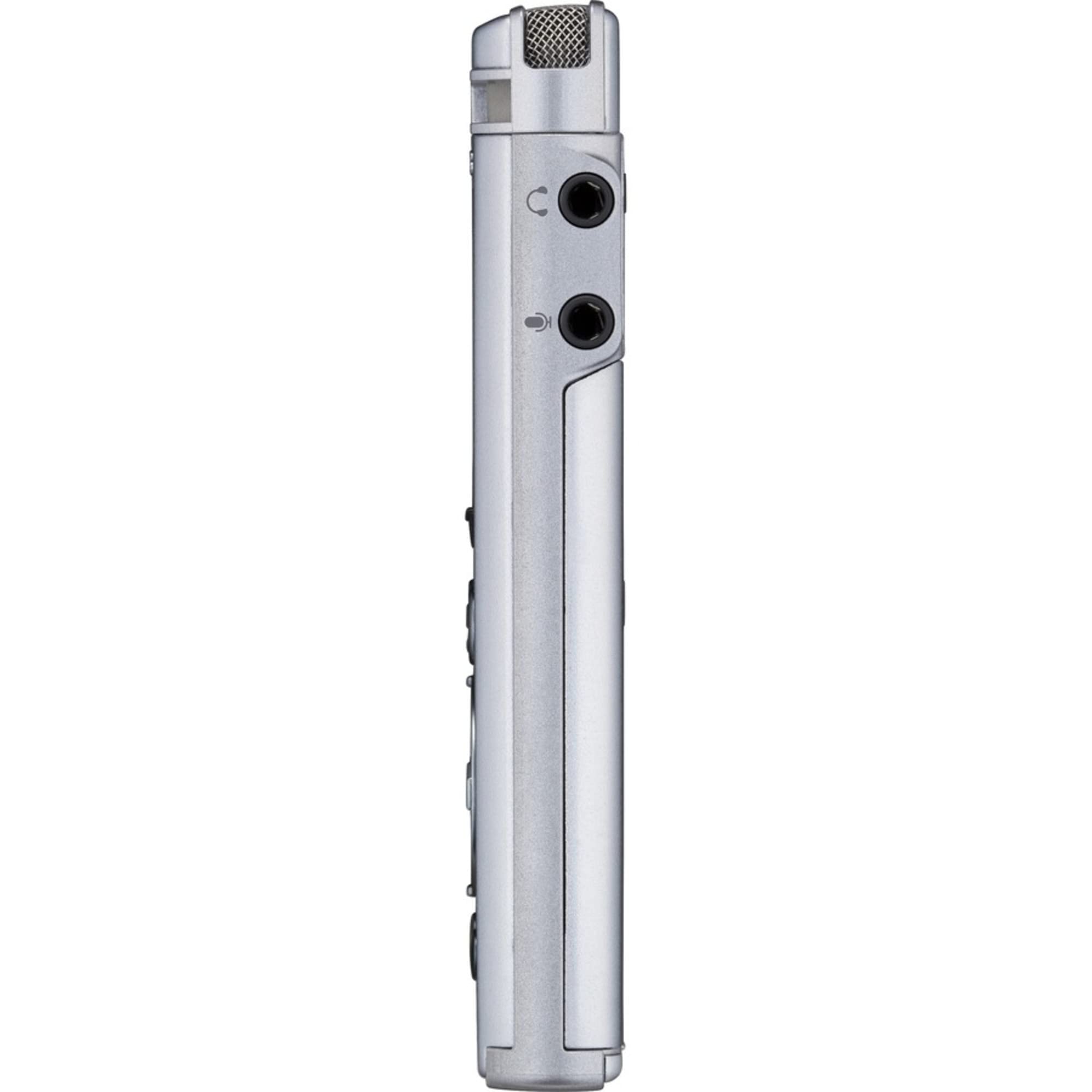 OM SYSTEM OLYMPUS Voice Recorder DM-720 with 4GB, Micro SD Slot, USB Charging, Direction PC Connection, Transcription Mode, Silver