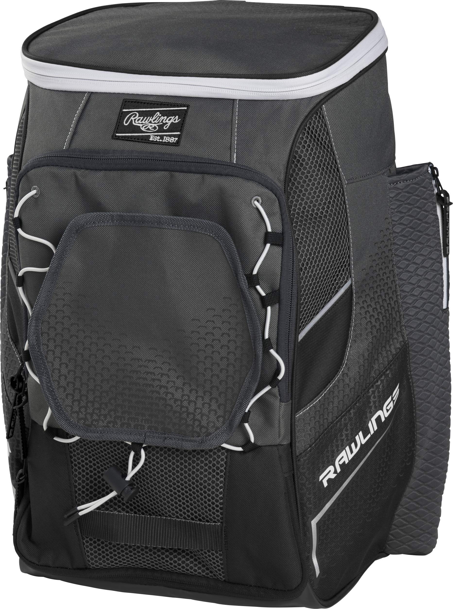Rawlings | IMPULSE Backpack Equipment Bag | Baseball/Softball | Black