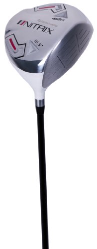 Pinemeadow Golf Men's Nitrix Pro Set Driver, 3 Wood, Hybrid, 6/7-PW Irons, Putter Bag (Right Hand, Graphite/Steel, Regular)