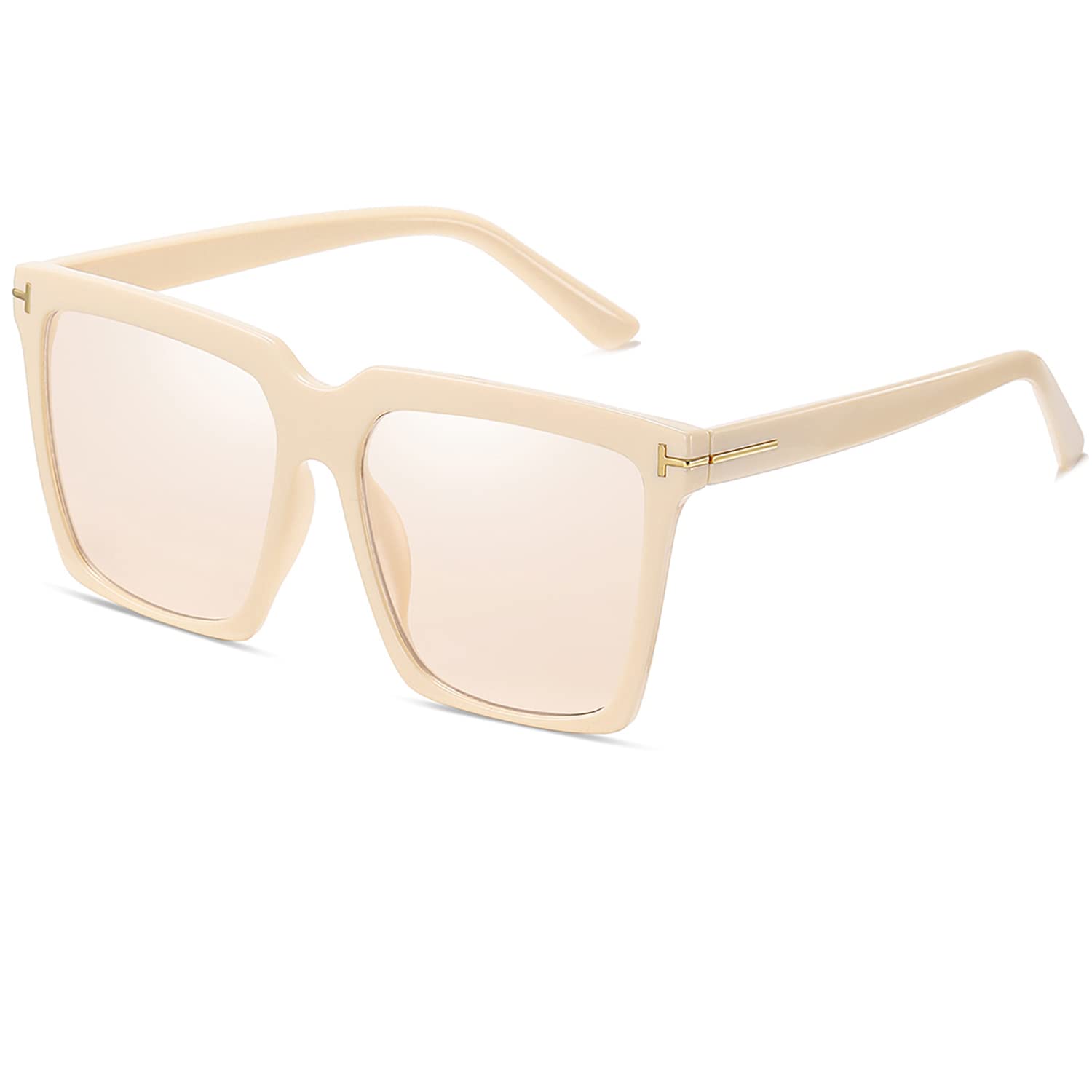 Oversized Square Sunglasses Retro Big Shades Fashion Classic Shades Women Men UV400 Protection