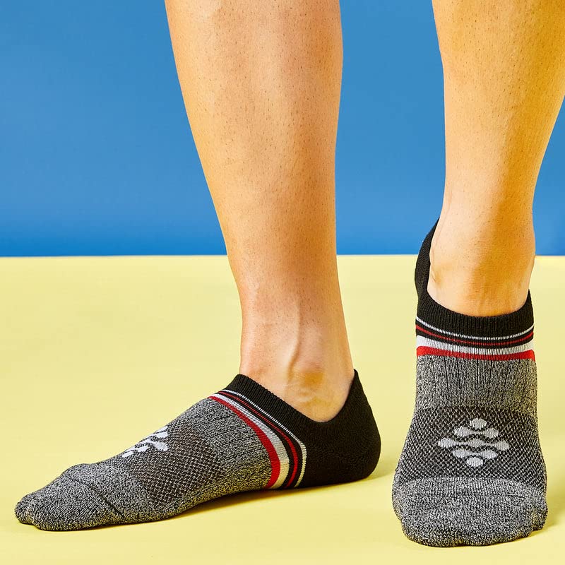 True Energy Men's Hidden No Show Socks- 3 Pair