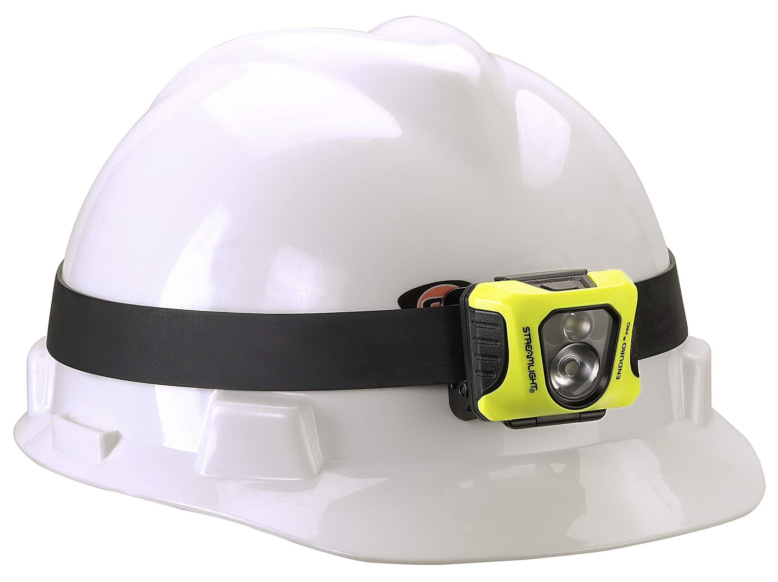 Streamlight 61421 Enduro Pro Headlamp with Alkaline Batteries, Headstrap White/Red LEDs Box Yellow