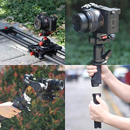 ULANZI Claw Quick Release Base Mount Upgraded Version Tripod QR Camera Mount Adapter Suitable for Tripod(Only Base Mount)