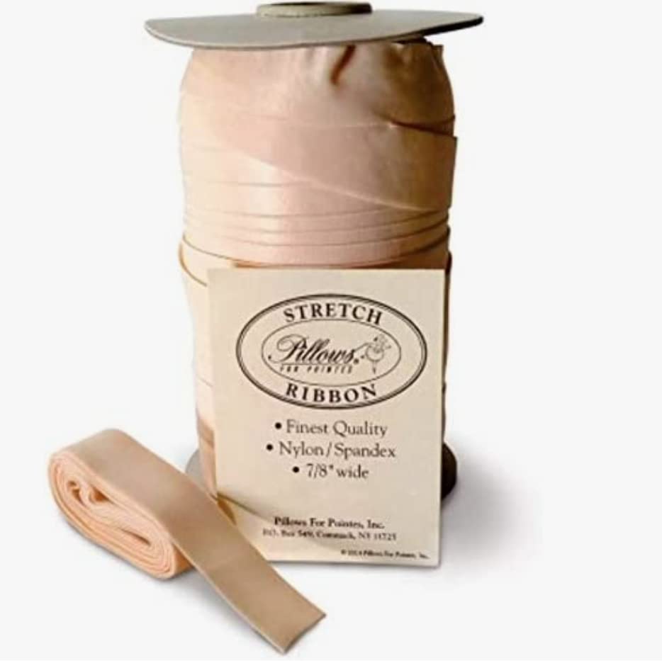 Stretch Pointe Shoe Ribbon by Pillows for Pointes - Euro Pink - 4 Yards
