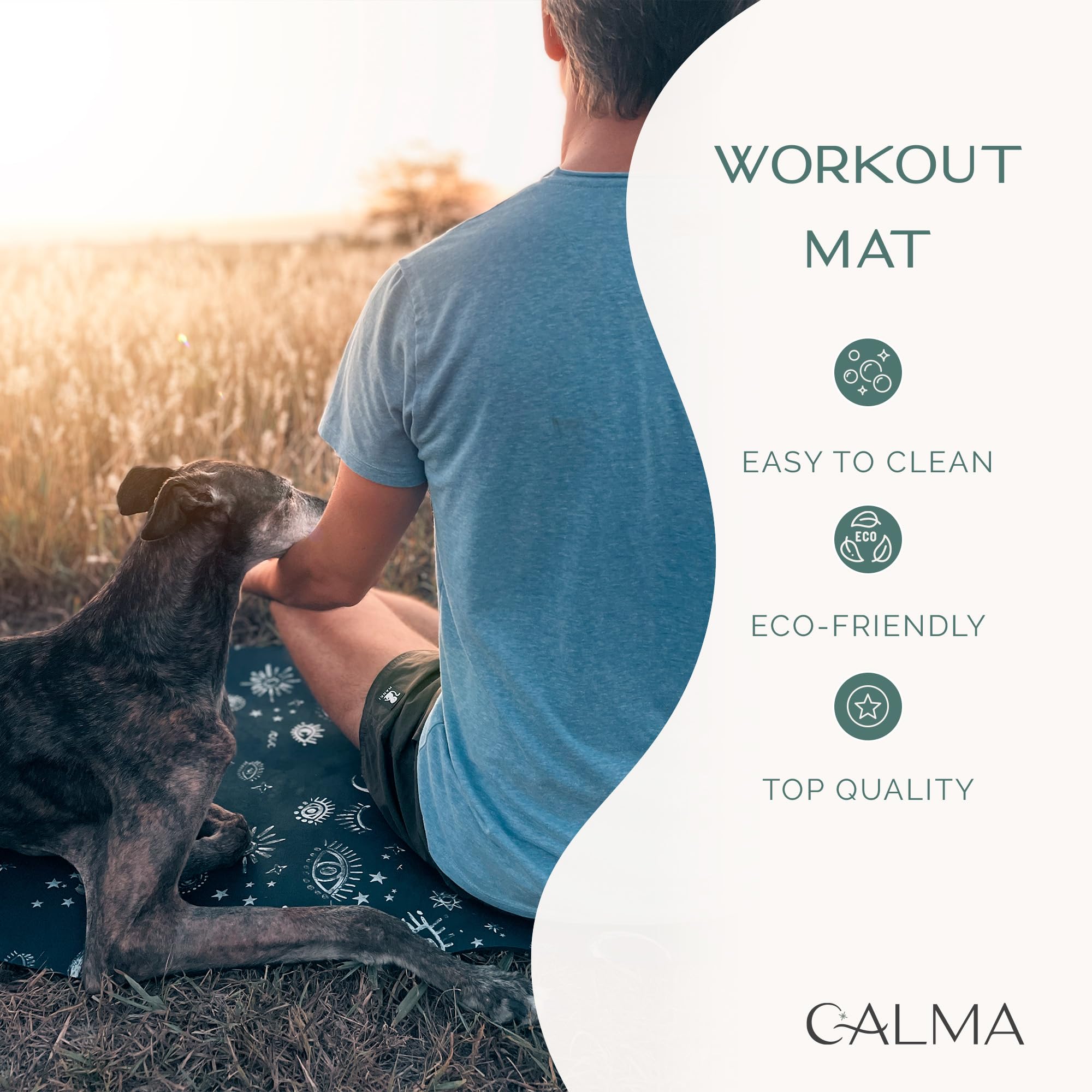 Yoga Mat Thick | Premium Quality for Home Workout & Gym | Non-Slip & Eco-Friendly | Yoga Mats with Unique Design for Exercise Equipment