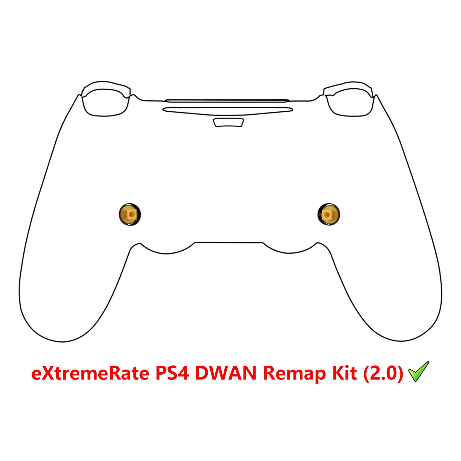 Replacement Remap Borad FPC Ribbon Cable for PS4 Controller eXtremeRate Dawn Remap Kit