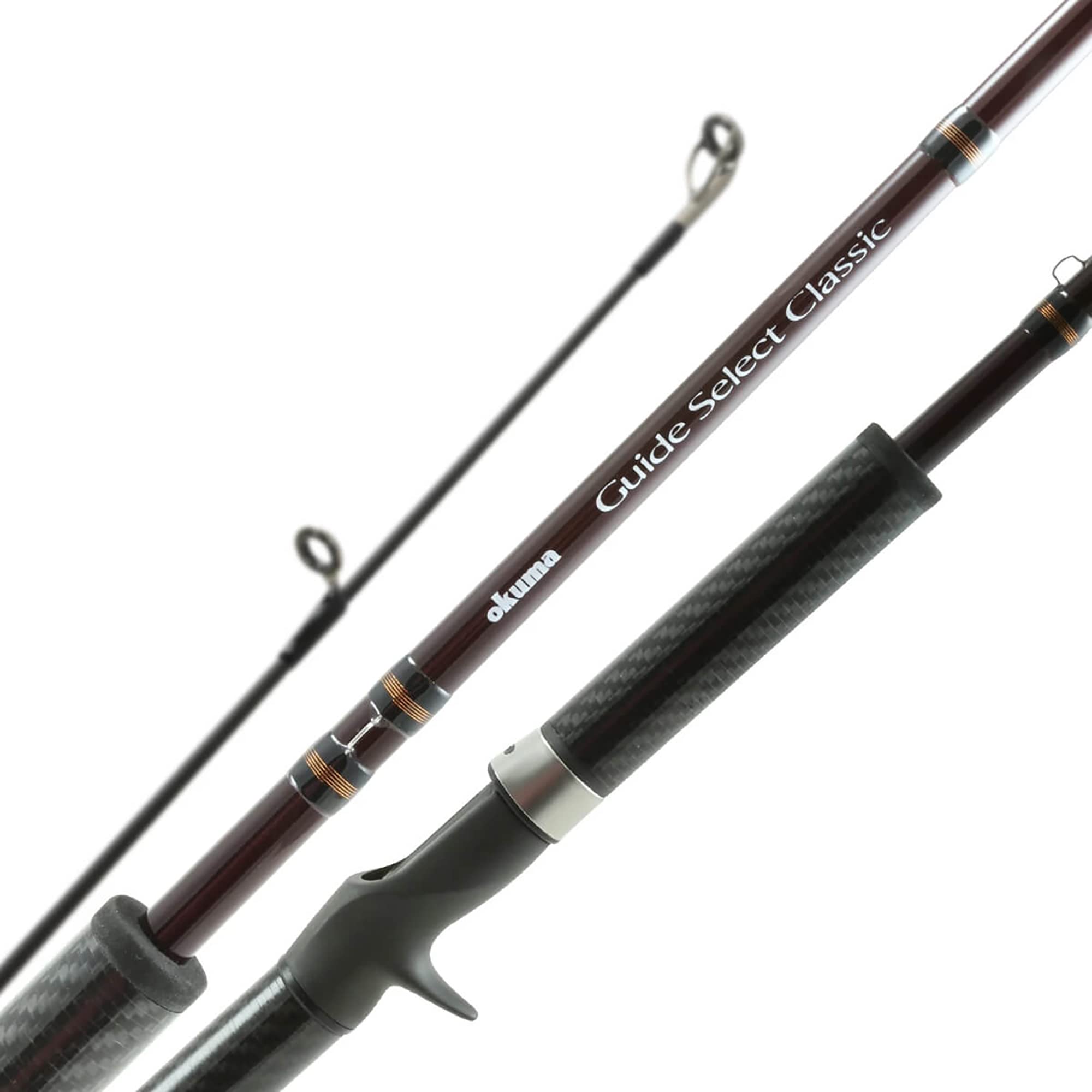Okuma GSC-C-932H-CG Guide Select Classic Salmon Rods, 9'3", Merlot