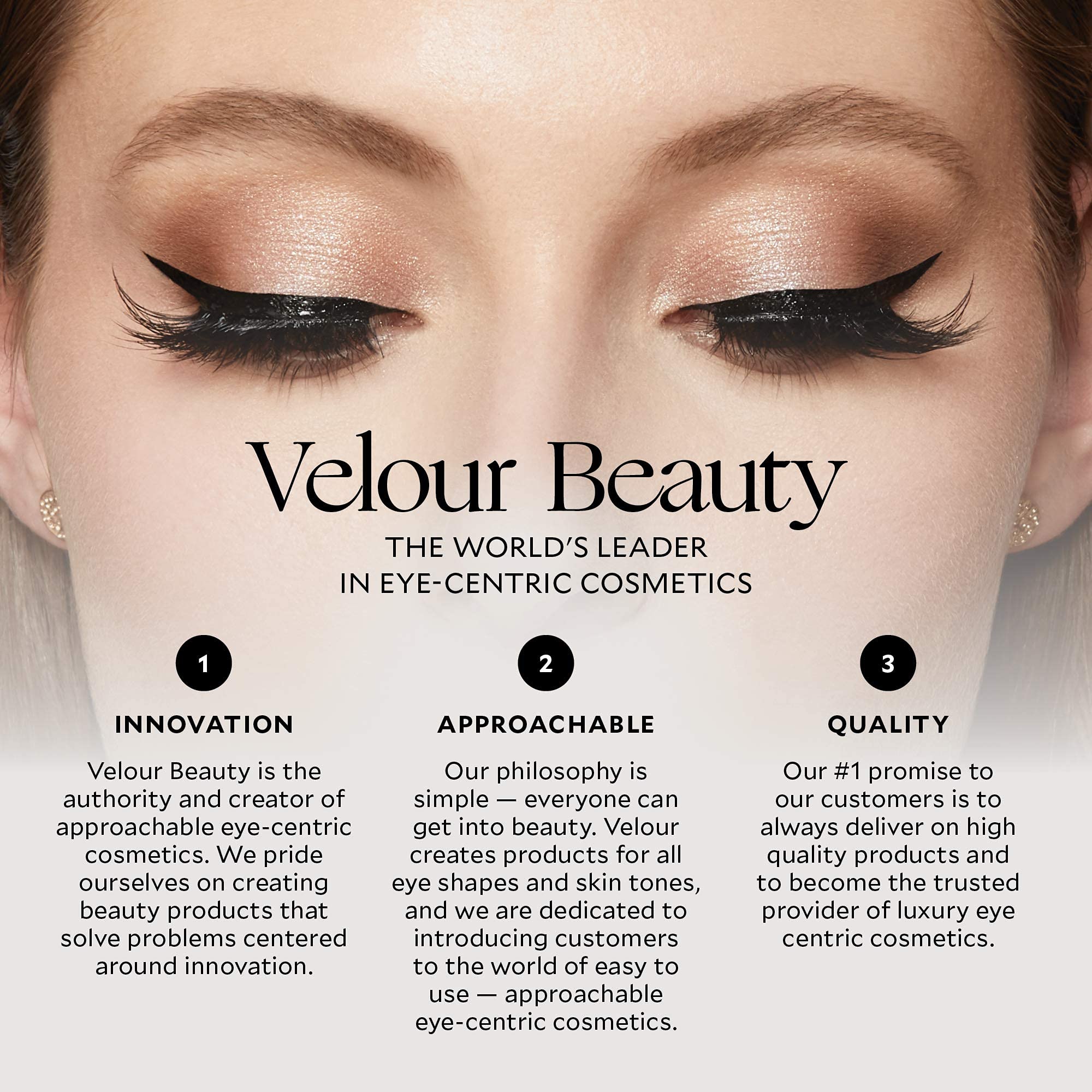 Velour Lash Clean - Oil Free Liquid Makeup Remover for Eyes, False Lashes, and Face - Gentle and Vegan (50 ml)