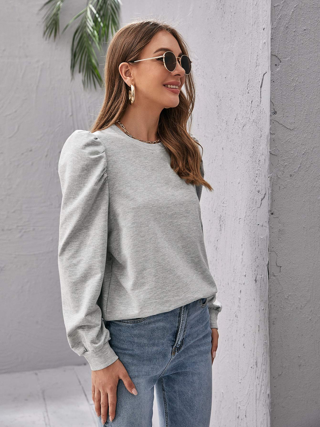 Romwe Casual soft Cloth Grey