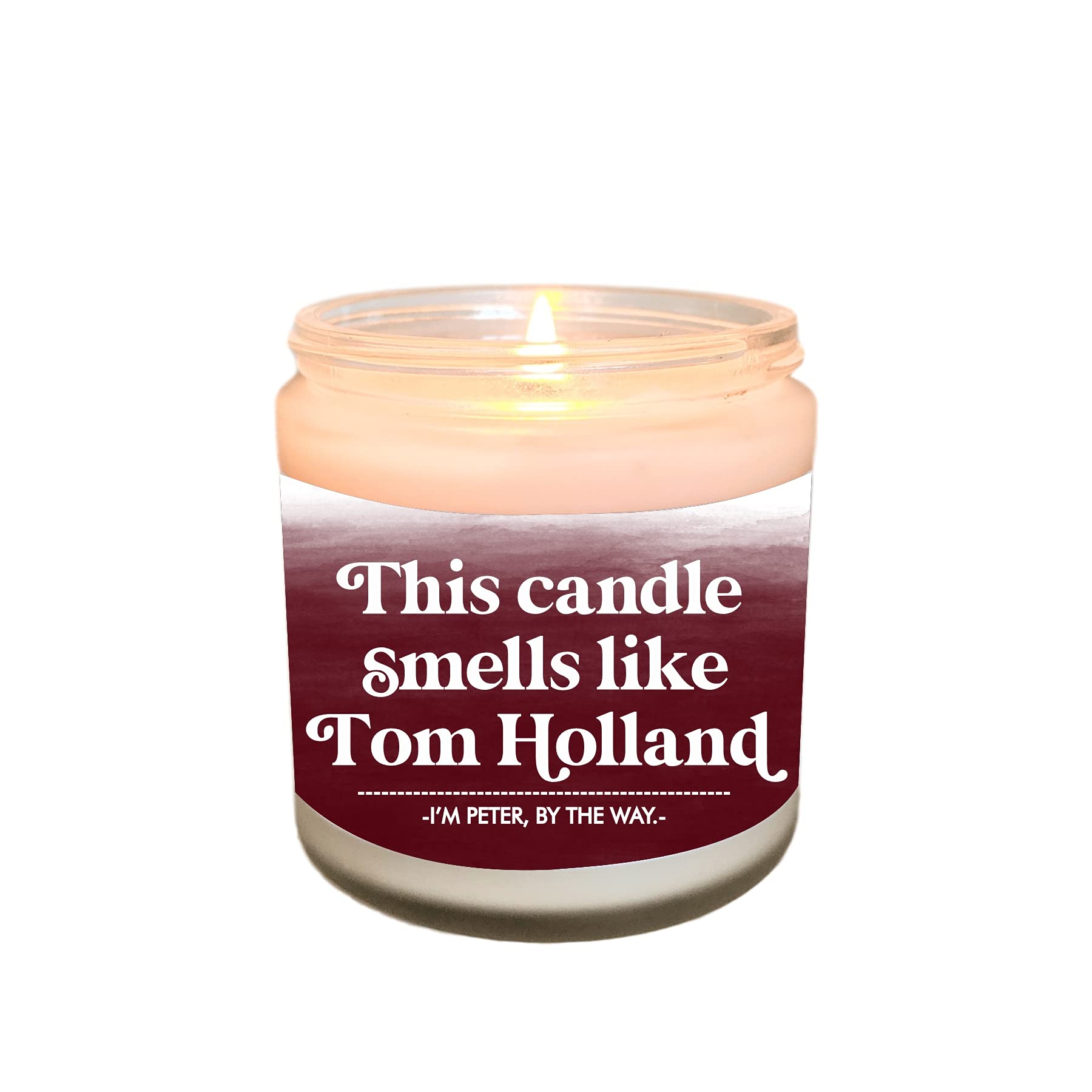 Tom Holland Gift Smells Like Tom Holland Scented Candle Pop Culture Candle Celebrity Candle