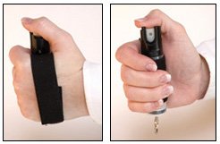 Pepper Defense (3 Pack) 3/4 oz. Jogger Pepper Spray with Hand Strap for Jogging, Running, Walking, Hiking - Maximum Strength 10% OC Formula - Emergency Self Defense Personal Protection & Safety