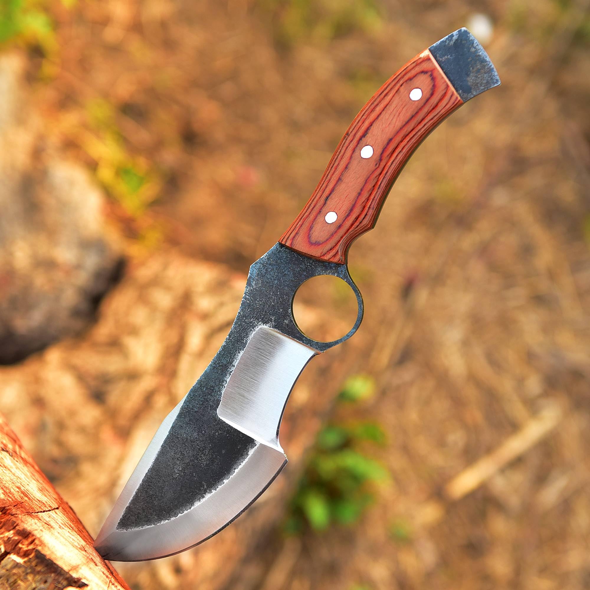 Poshland TR-2153 Custom Handmade high Carbon Steel Tracker Knife - …