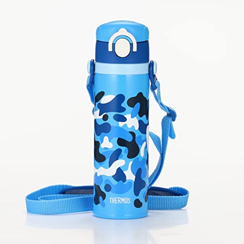 Thermos JOI-500 BL Water Bottle, Vacuum Insulated Kids Travel Mug, 16.9 fl oz (500 ml), Blue