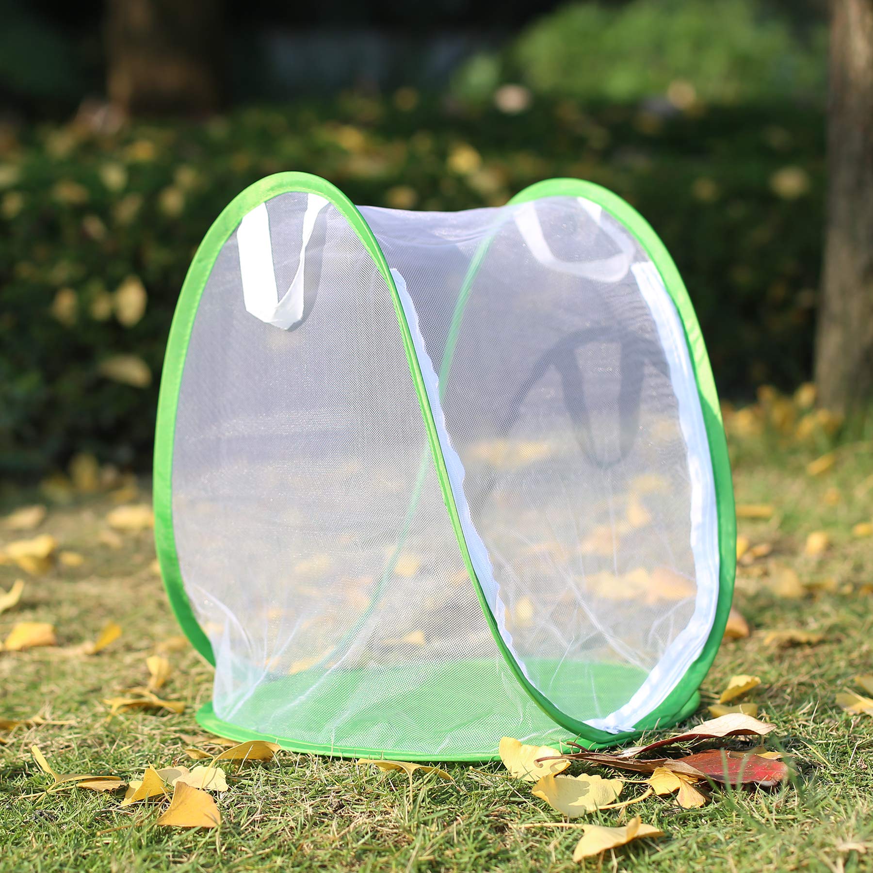 RESTCLOUD 14.6" Insect and Butterfly Habitat Cage Terrarium Pop-up 14.6 Inches Tall U Shape Caterpillars Enclosure