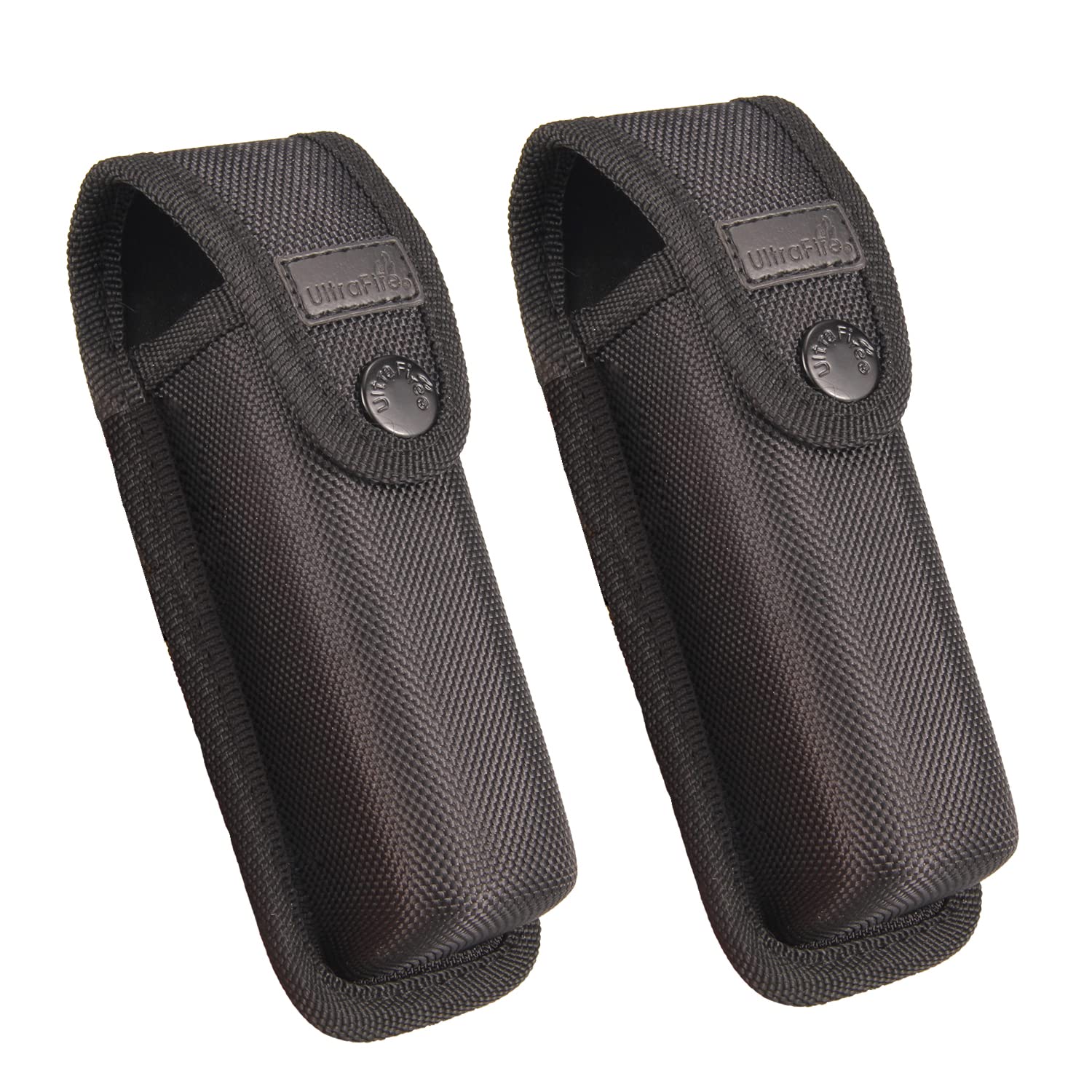 UltraFire Duty Belt Flashlight Holster, Nylon Flashlight Holder Pouch Holster for Duty Belt, 2 Pack